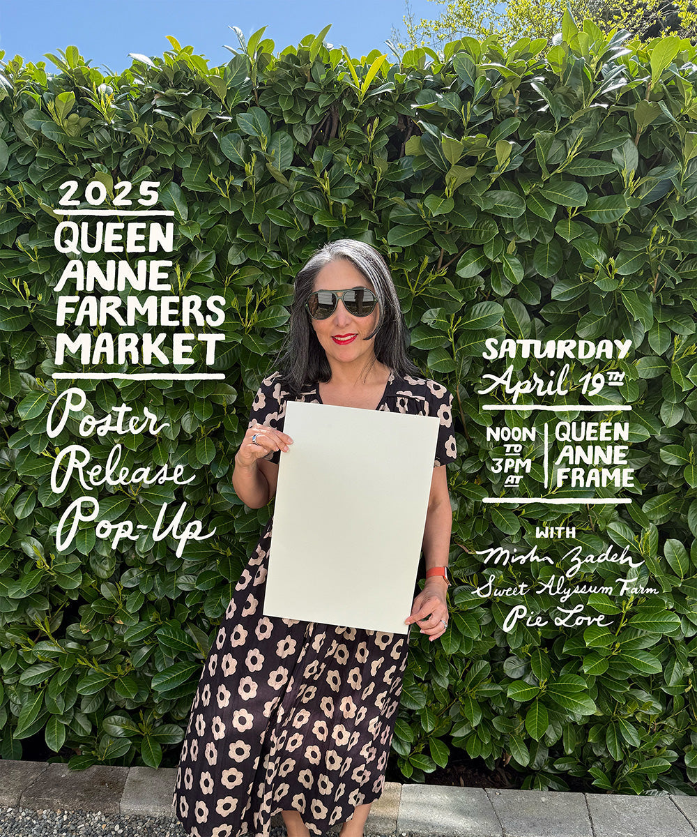 2025 Queen Anne Farmers Market Poster Release Pop-Up – Misha Zadeh